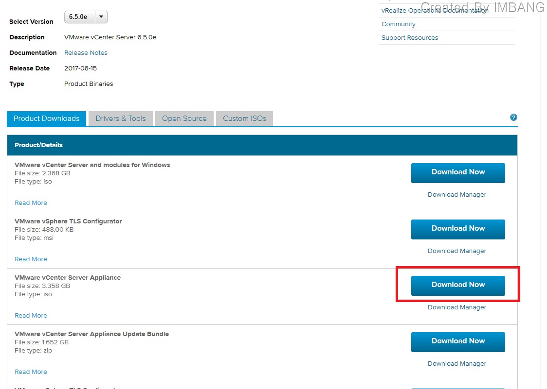 [VCSA] vCenter Server Appliance 6.5 GUI 설치 하기 – imbang.net